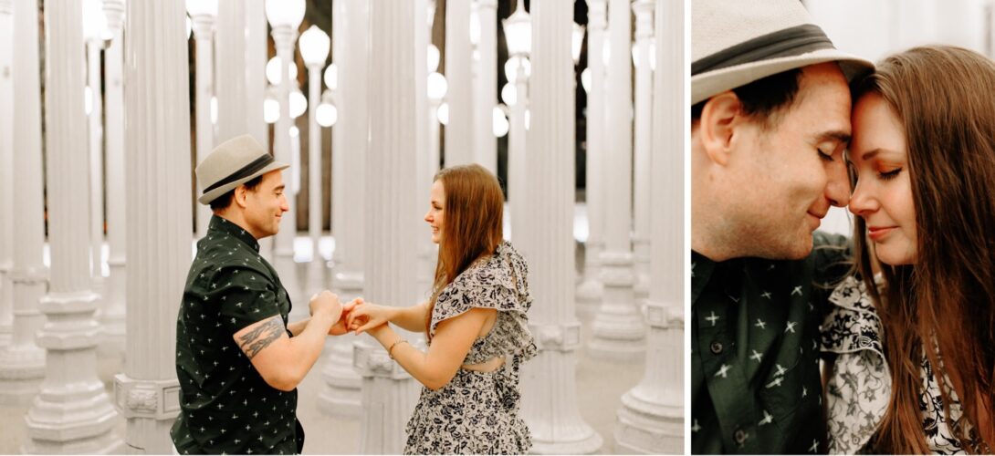 LACMA Lights Magic: The Perfect Venue for Engagement Photos