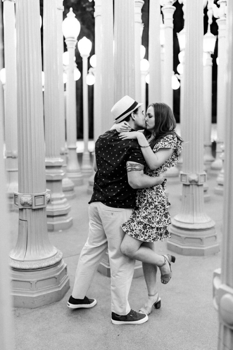 LACMA Lights Magic: The Perfect Venue for Engagement Photos