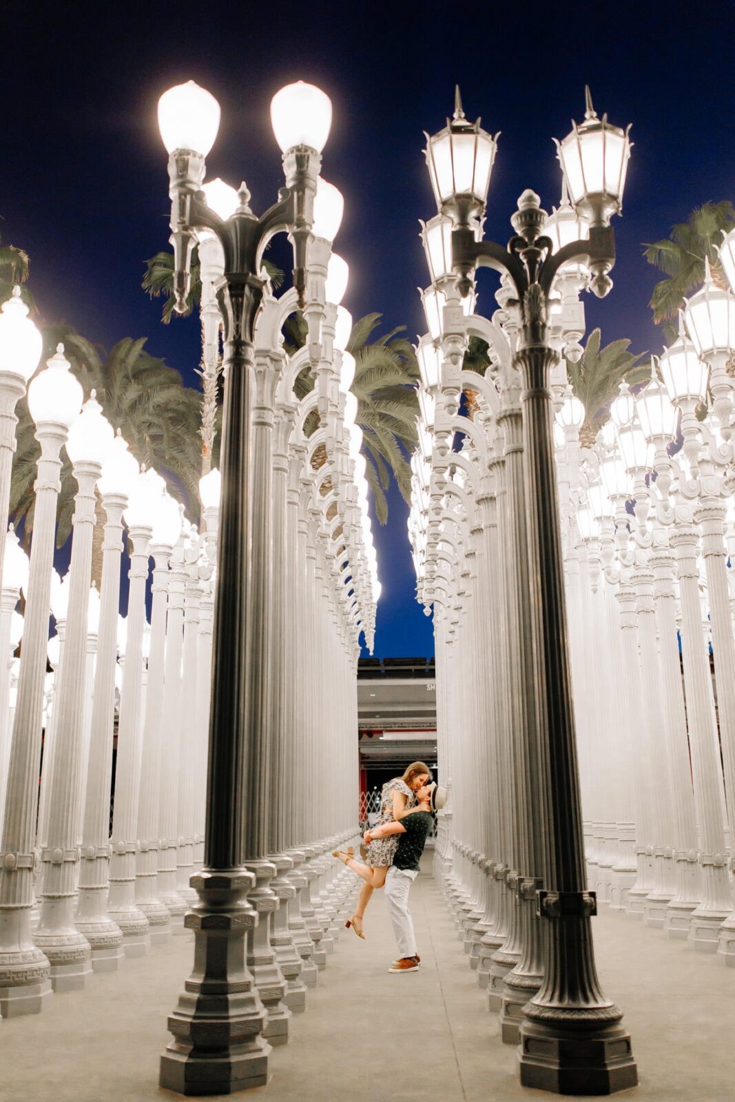LACMA Lights Magic: The Perfect Venue for Engagement Photos